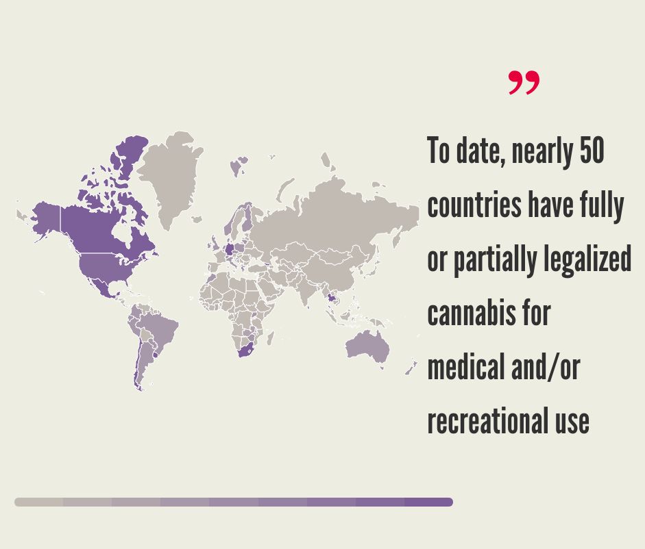 Cannabis Legalization World Map: March 2025 Updated – Business Plan ...